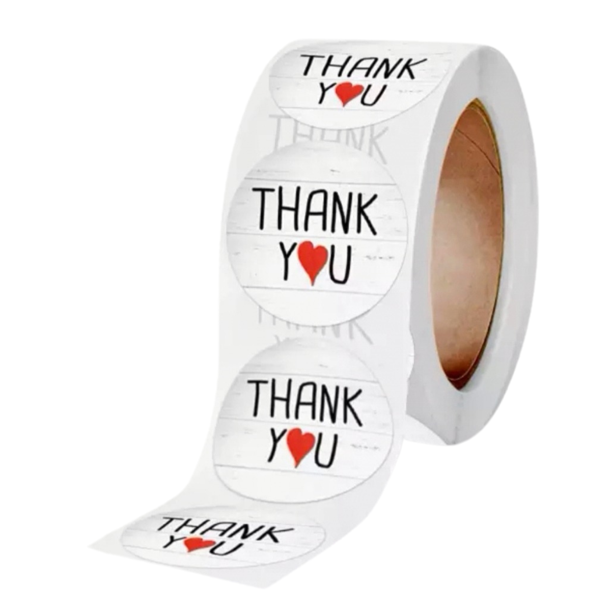 Rollo de 100 Stickers de Agradecimiento Thank You Gracias