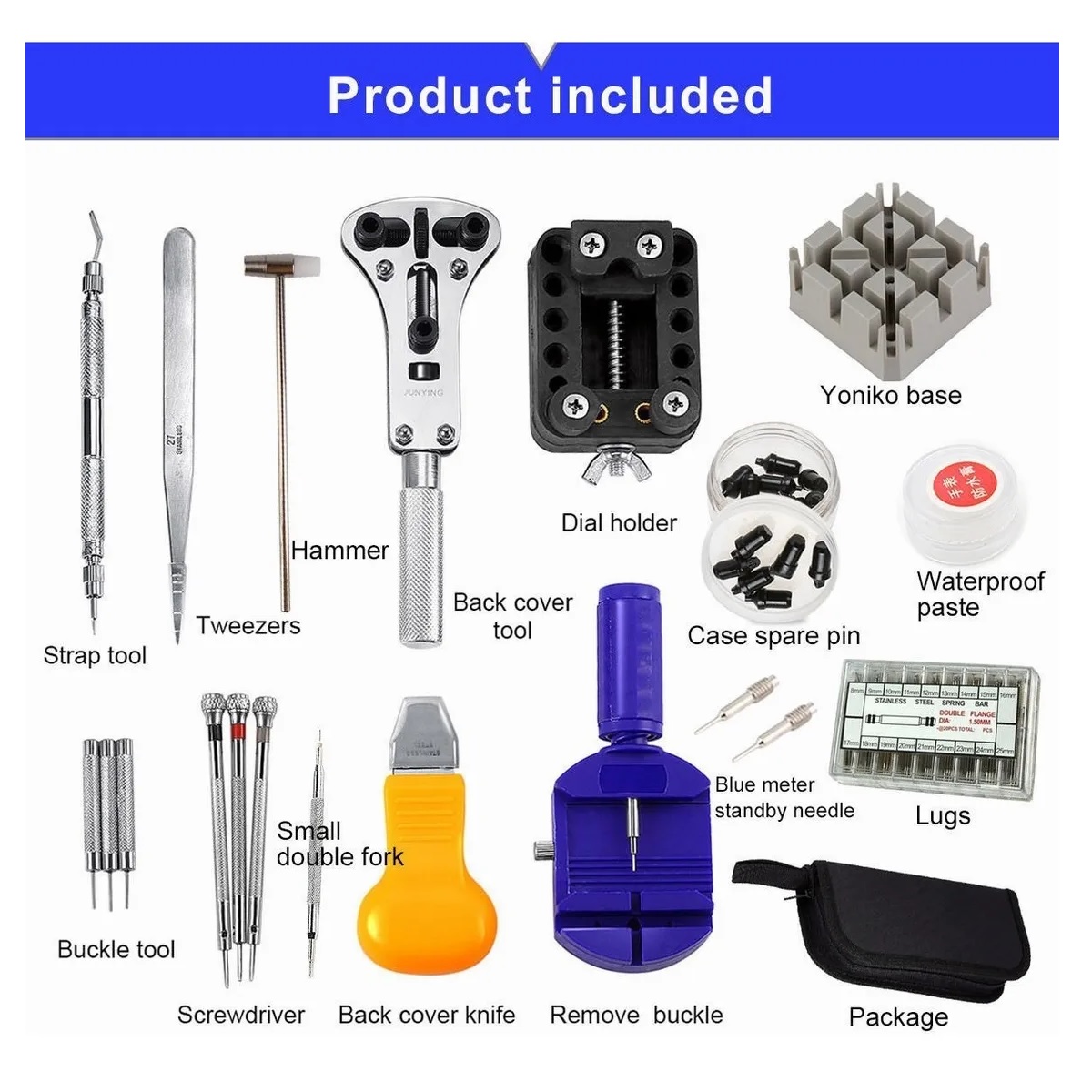 Kit De Herramientas Reparación De Joyero/relojero 380 Piezas