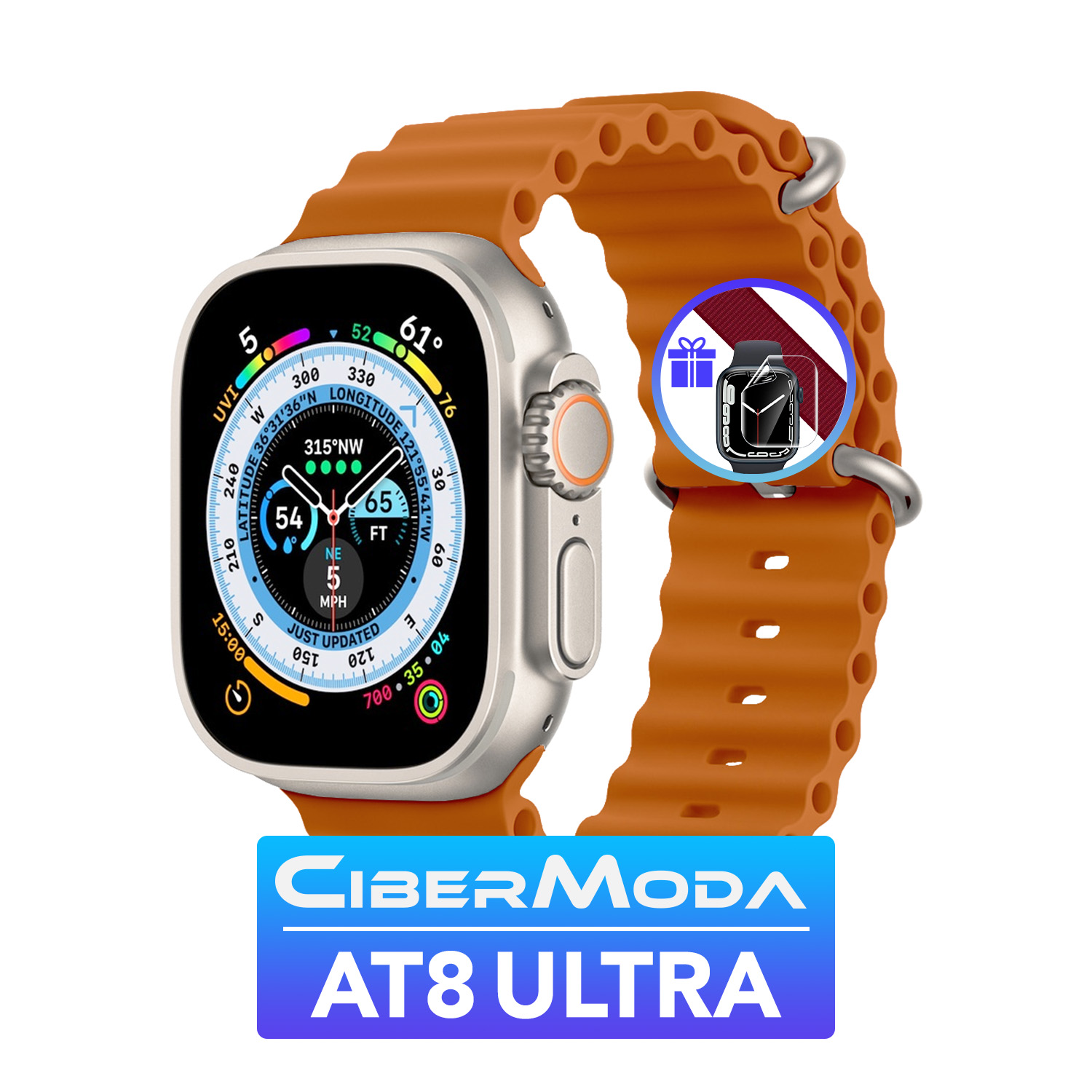 Smartwatch At8 Ultra Mejor Que Gs8 Dt8 T800 Mt8 Serie 8 2023
