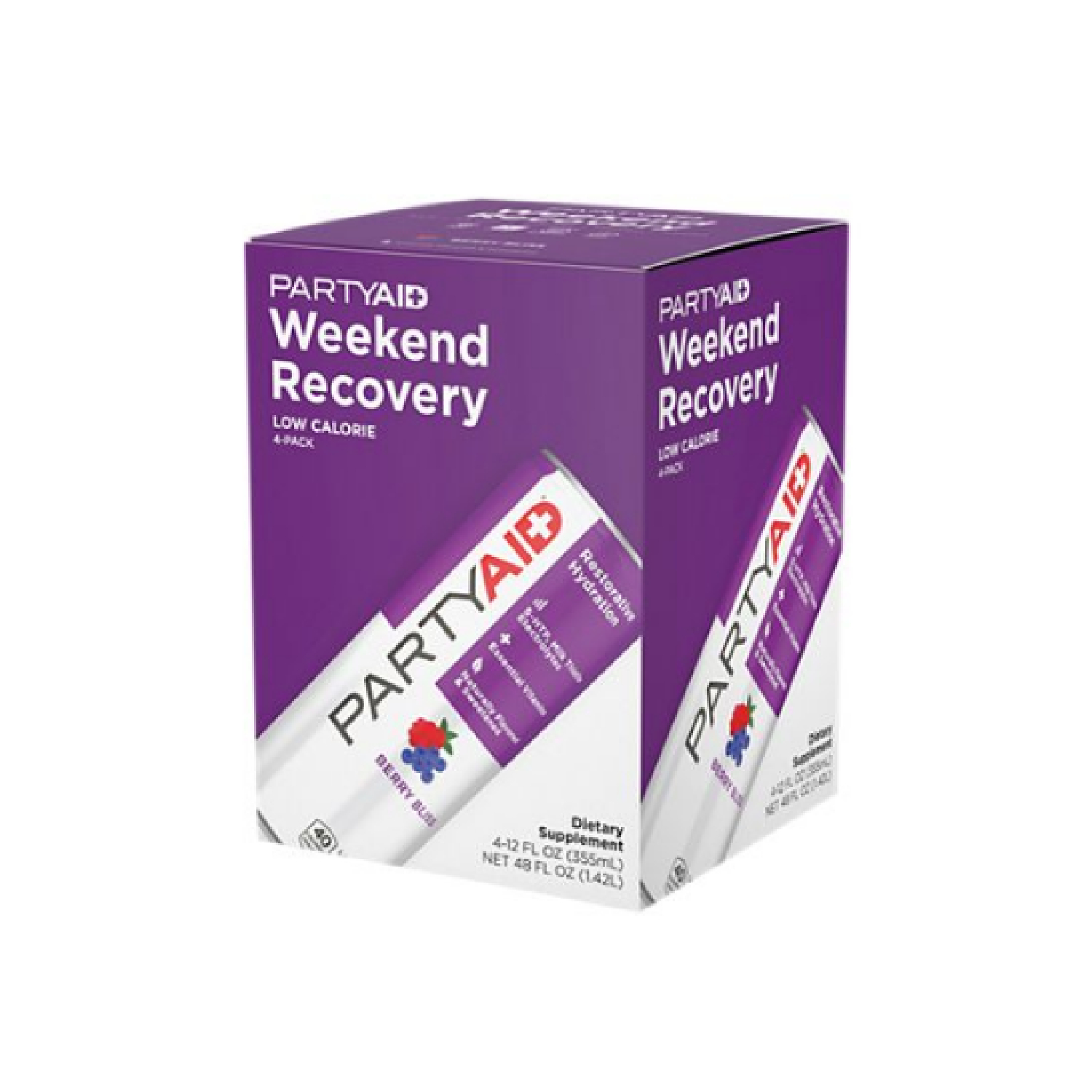PartyAid Restore Daily Blend Drink with Turmeric, B Complex, Biotin ...