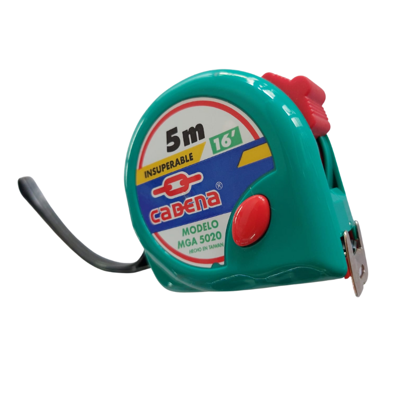 Flexometro 5 Mts Cadena Mga 5020 Doble Vista