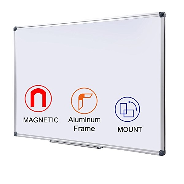 Pizarron Blanco Magnetico Chico 120 X 90 Cms Profesional