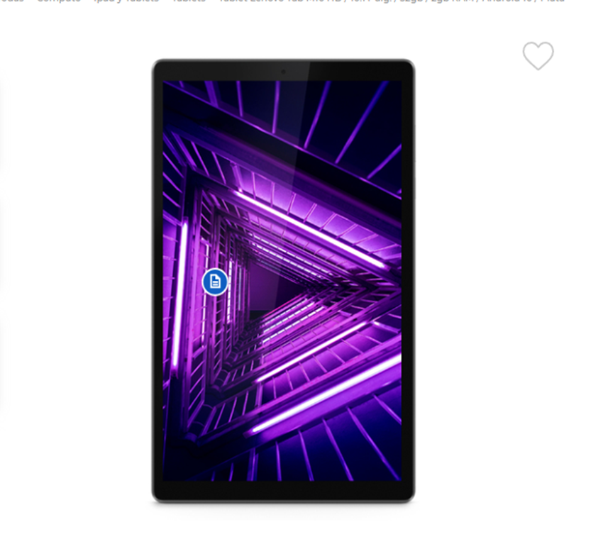 Tablet Lenovo Tab M10 HD G2 10 1 Mediatek 64 GB Ram 4 GB Android 10