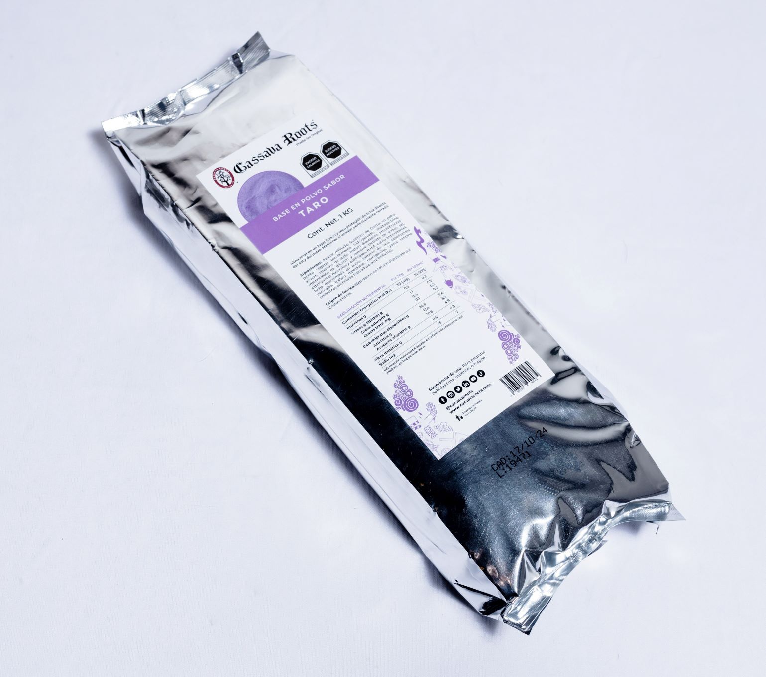 Base en Polvo sabor Taro Cassava Roots