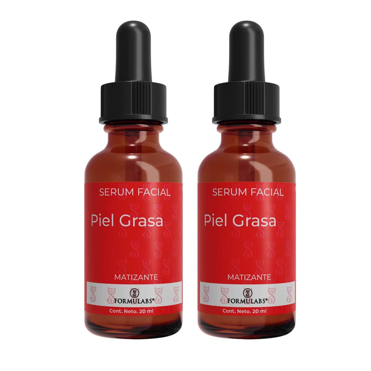 Serum Piel Grasa Antiacné Antimanchas Matiza Y Cicatriza 2 piezas Formulabs