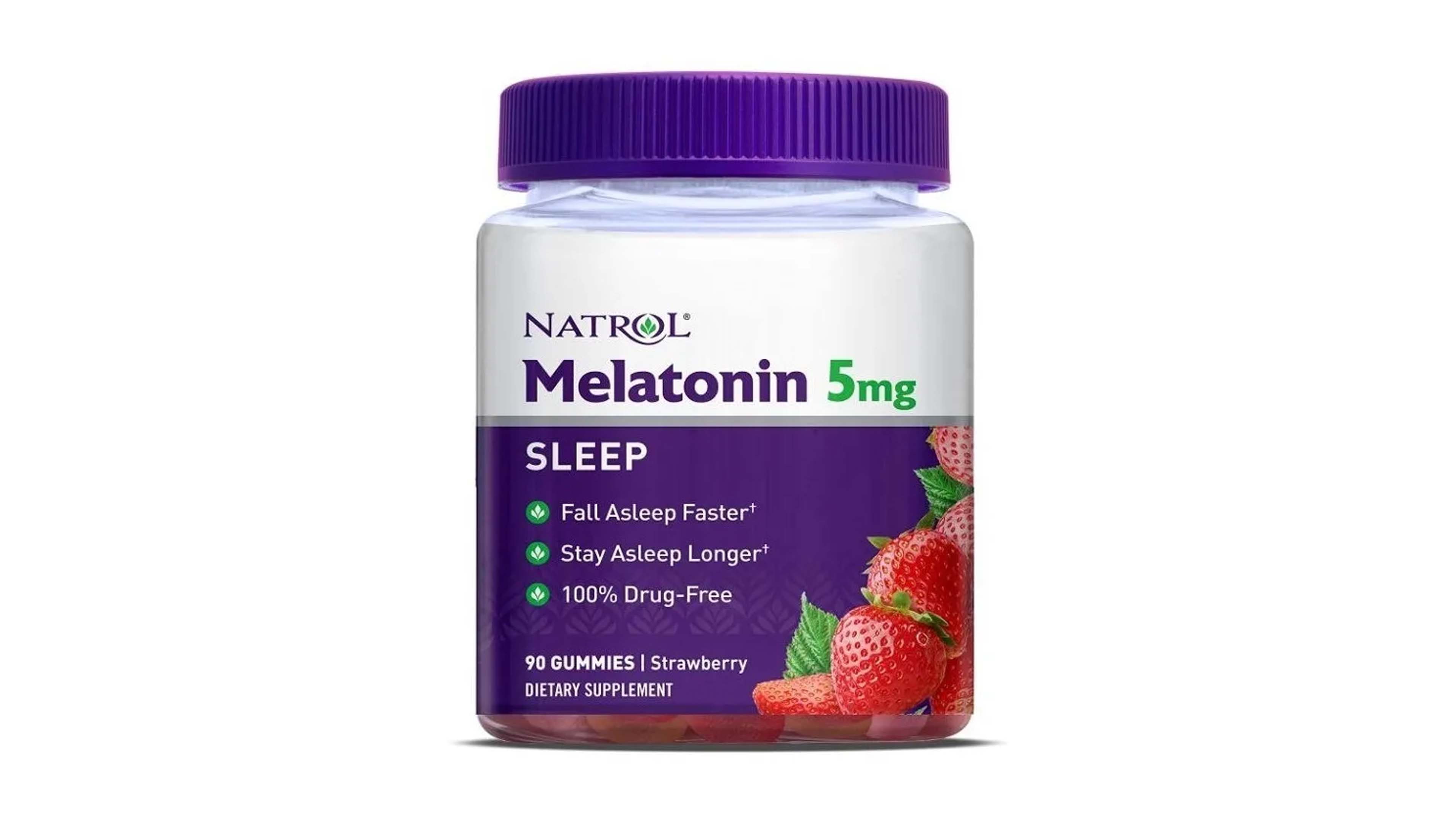 Melatonin 5mg Natrol 90 Gomitas Ayuda A Dormir Y Evita El Insomnio ...