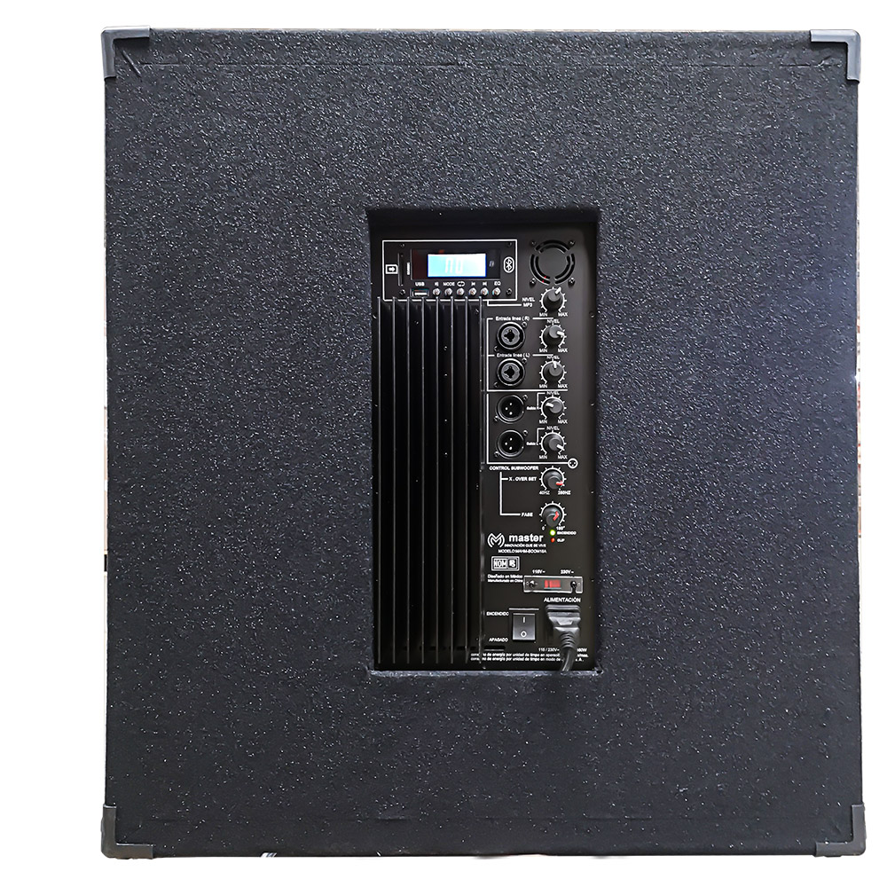 Bafle Amplificado Subwoofer con 7000 Watts de Potencia Musical Conexion ...