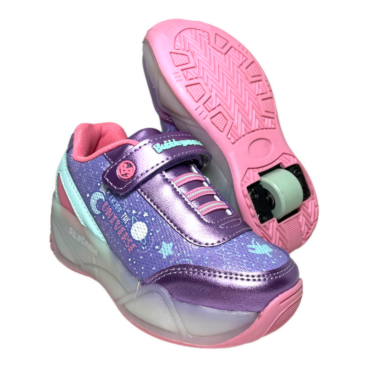 Tenis Patin Niño Y Niña Lila 17-23