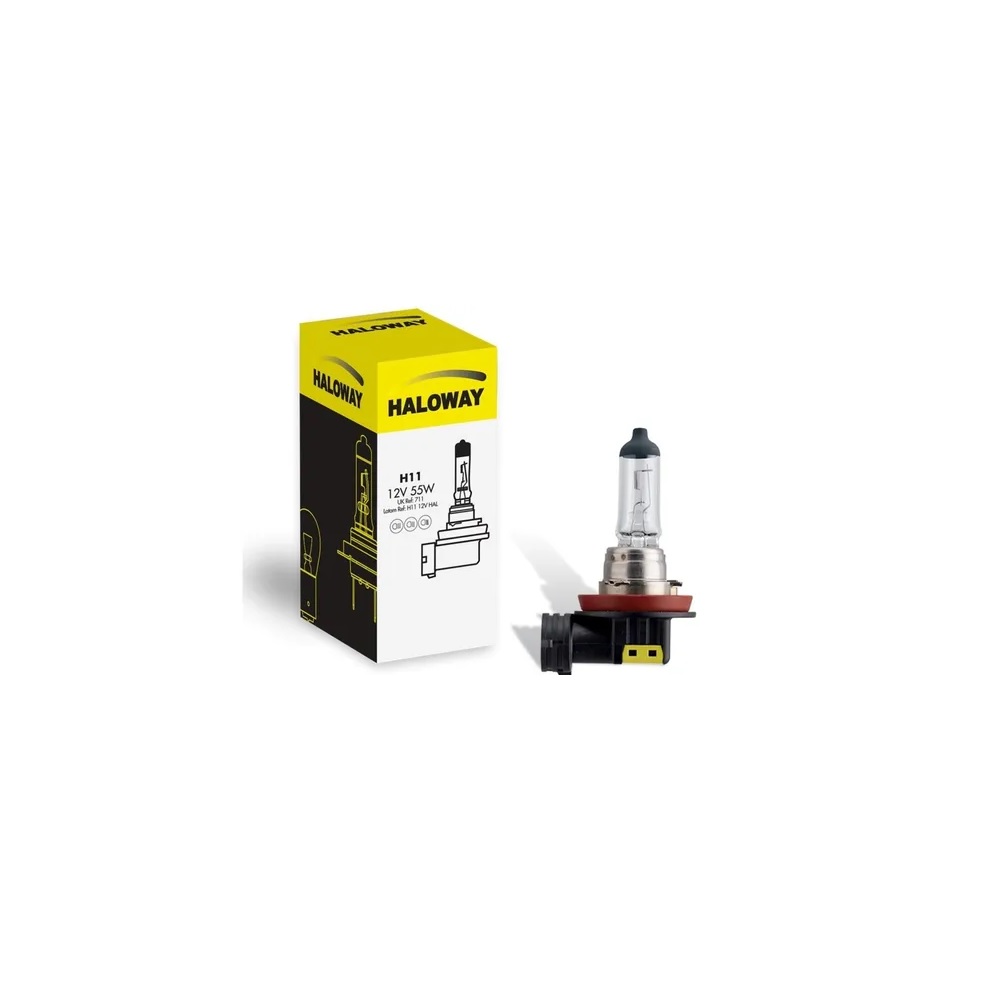 2 Focos H11 Halógeno Haloway Alemanes 12v 55w