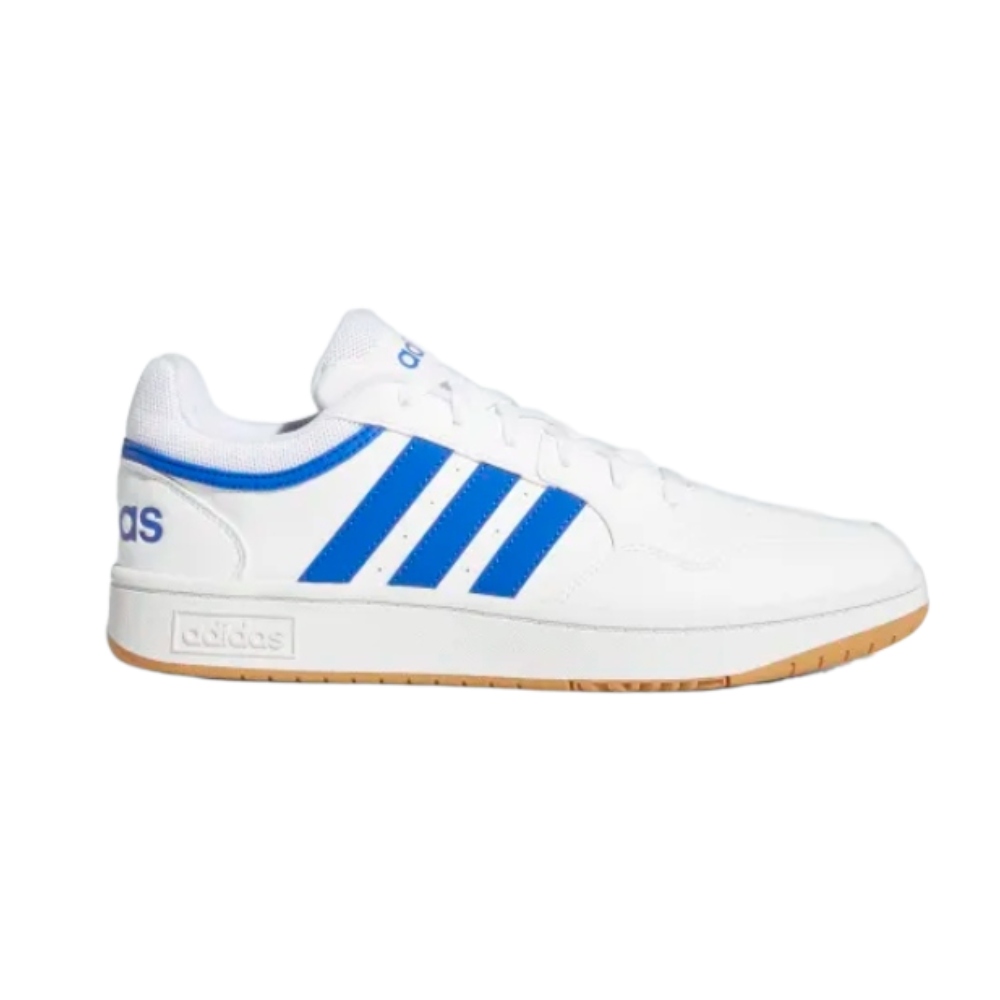 Tenis Adidas Hoops 3.0 Blanco-Azul para Hombre GY5435