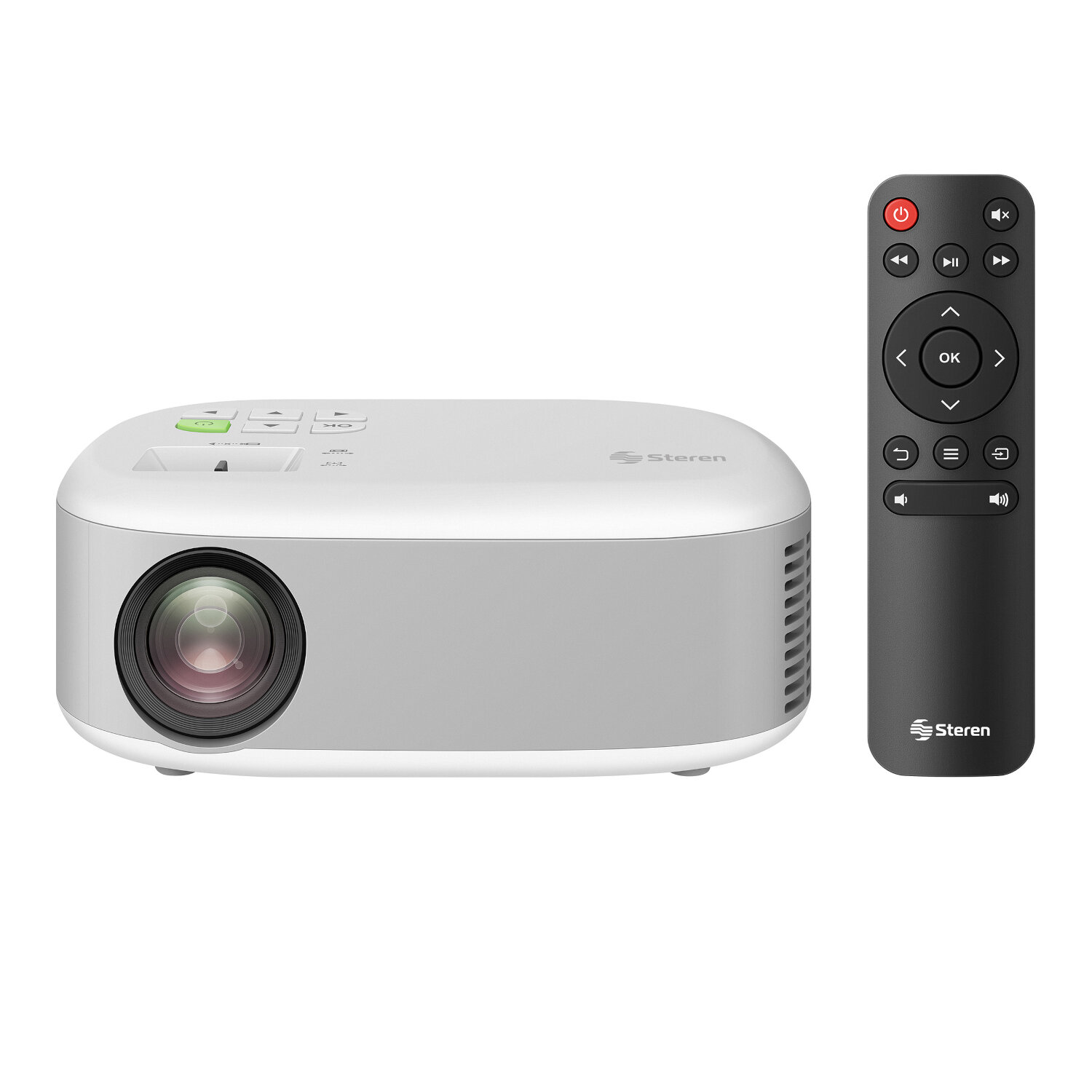 Mini proyector multimedia de 2800 lúmenes, portátil