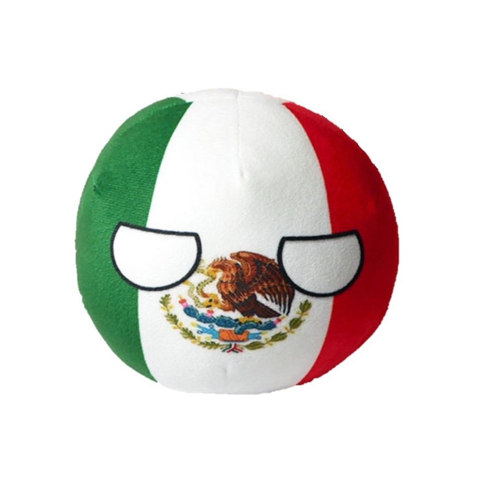 Peluche Countryball Mexicobolita 20 Cm Peluche Countryball Mexicobolita 20 Cm