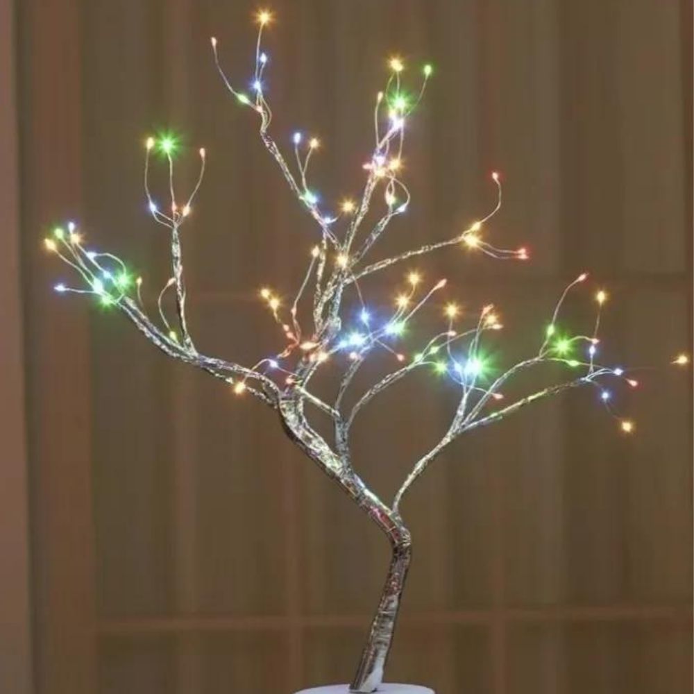 Lámpara LED en forma de árbol Gadgets&Fun con ramas ajustables RGB