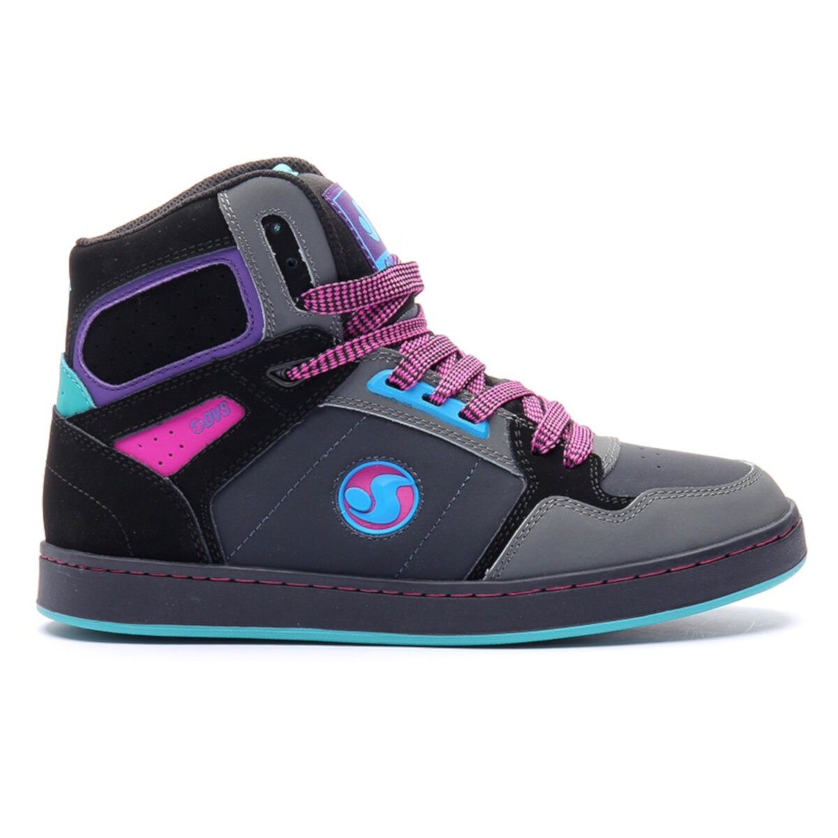 Tenis DVS HONCHO 009 BLACK PURPLE BLUE NUBUCK