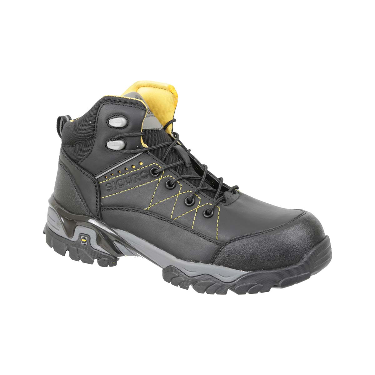 Bota De Seguridad Sicuro Forte Sf09 Negro Para Hombre