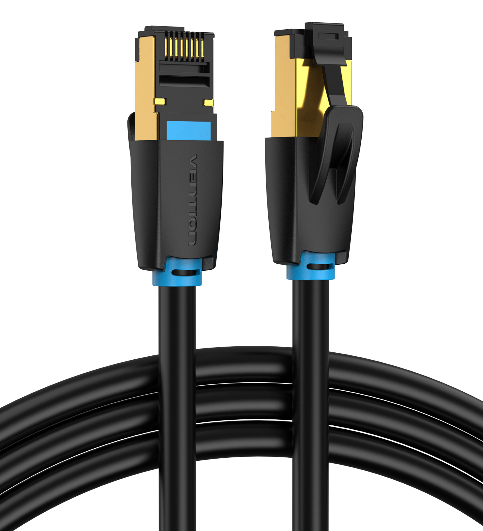 Cable Ethernet Vention Cat 8 Gigabit Reforzado Conector Rj45 1m