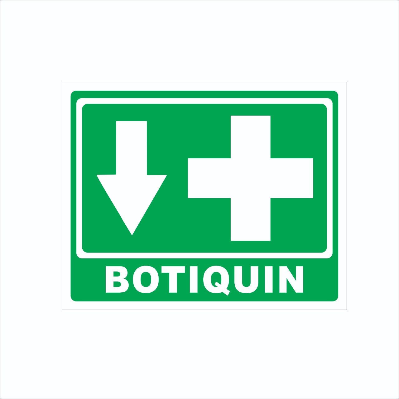 Letrero De Botiquín Para Comercio En Serigrafia Marca IMPRIME Set 25 ...