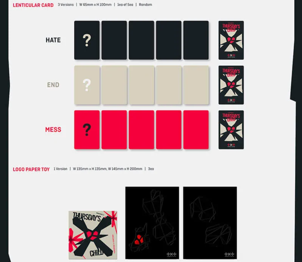 TXT - MINISODE 2: THURSDAY'S CHILD (VERSIÓN END) ALBUM KPOP