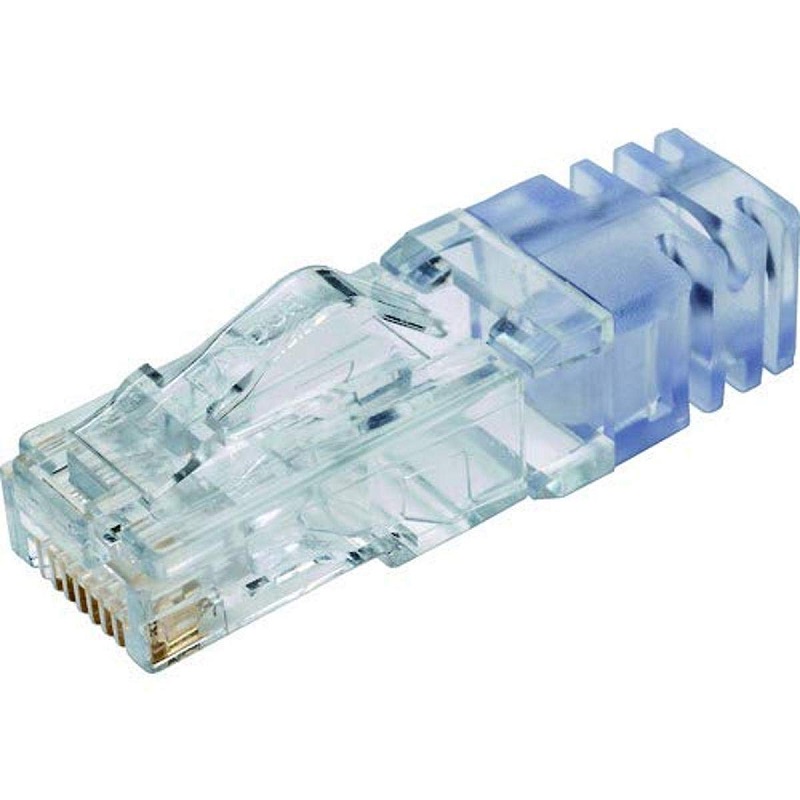 Panduit Conector Modular Cat 6a RJ-45 de 8 Posiciones, Transparente ...