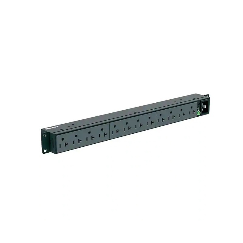 Panduit PDU para Rack 1U, 15A, 120V, 12 Contactos