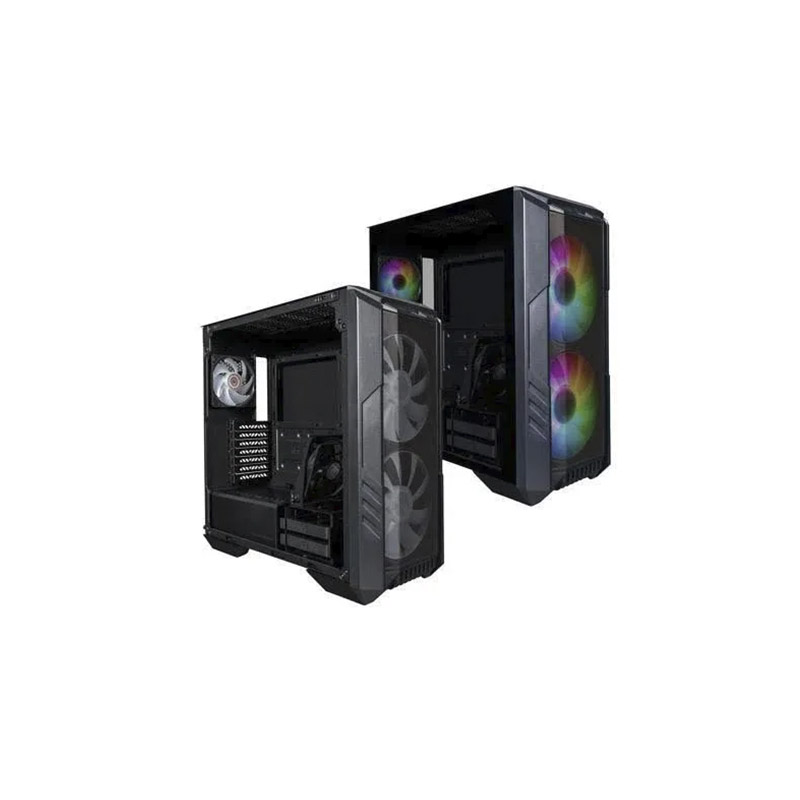 Gabinete Cooler Master Masterbox Haf 500 ARGB Miditower EATX Cristal ...