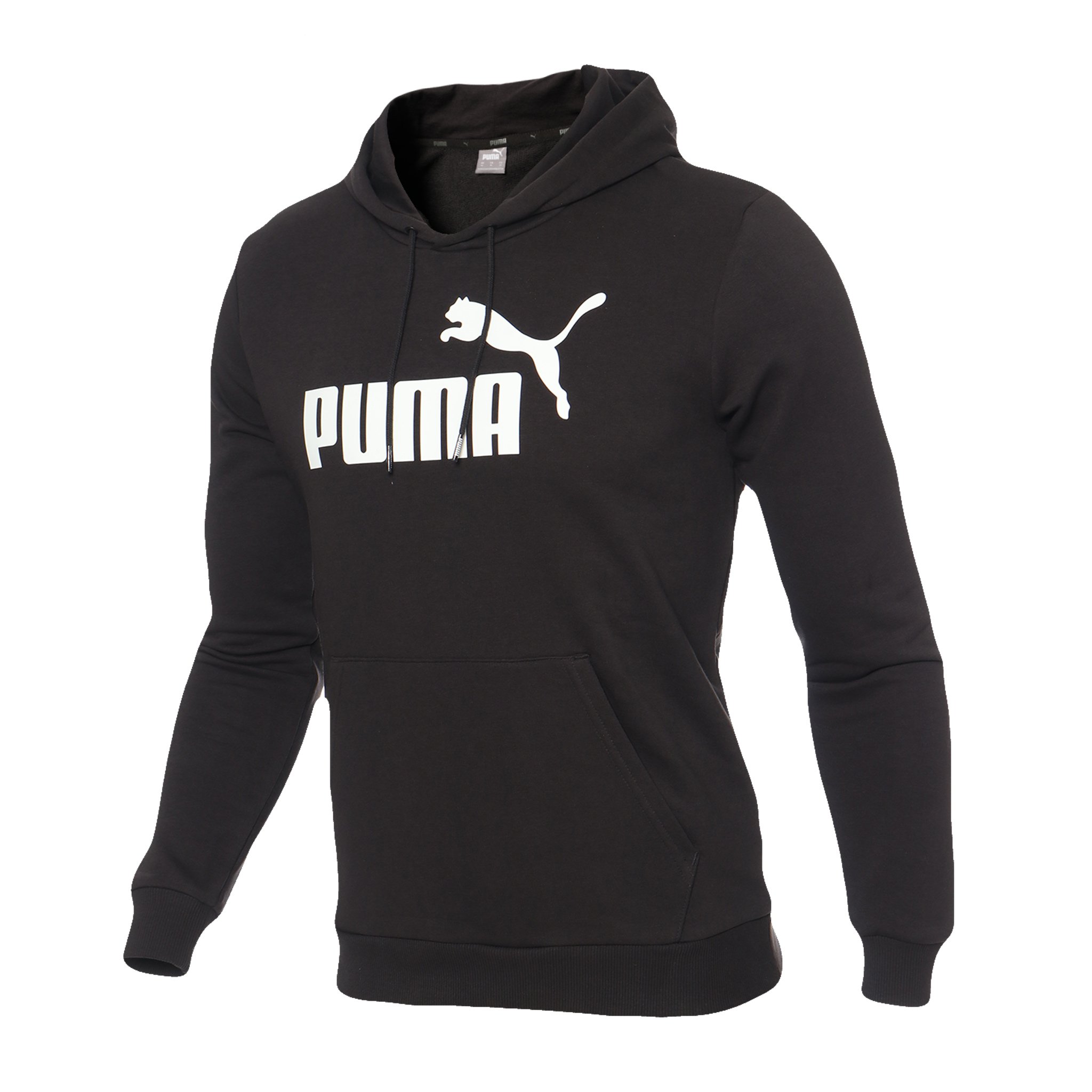 Sudadera Con Gorro Puma Essentials Logo Negra