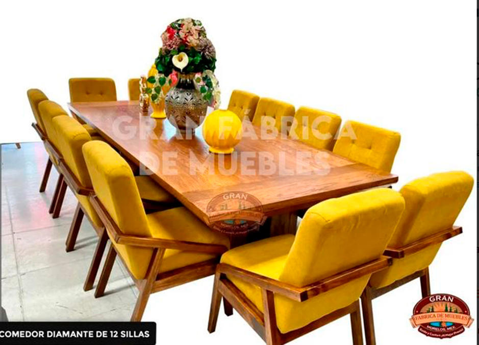 Comedor 12 Sillas Diamante