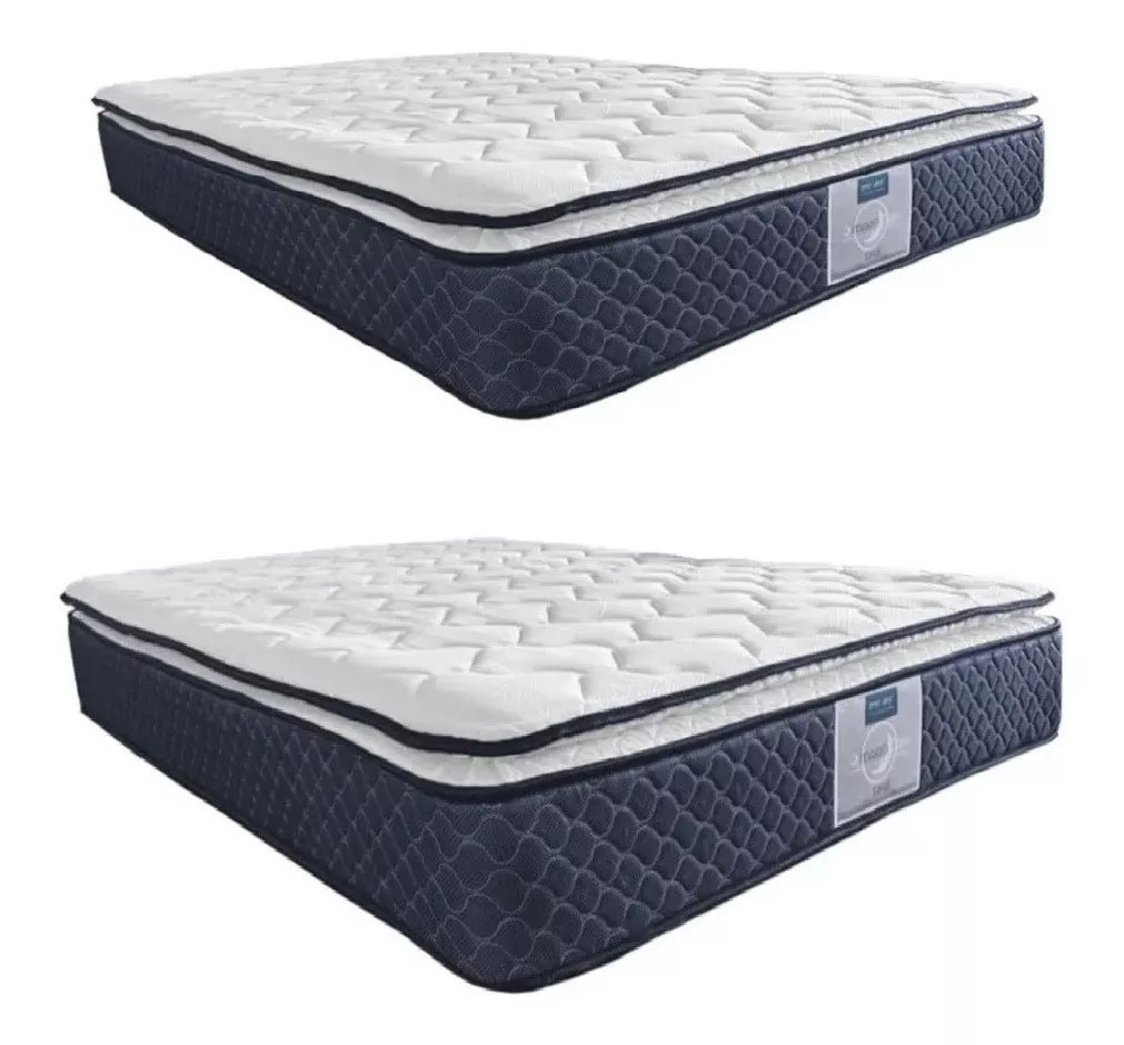 Paquete De 2 Colchónes Individual+matrimonial Restonic Seul