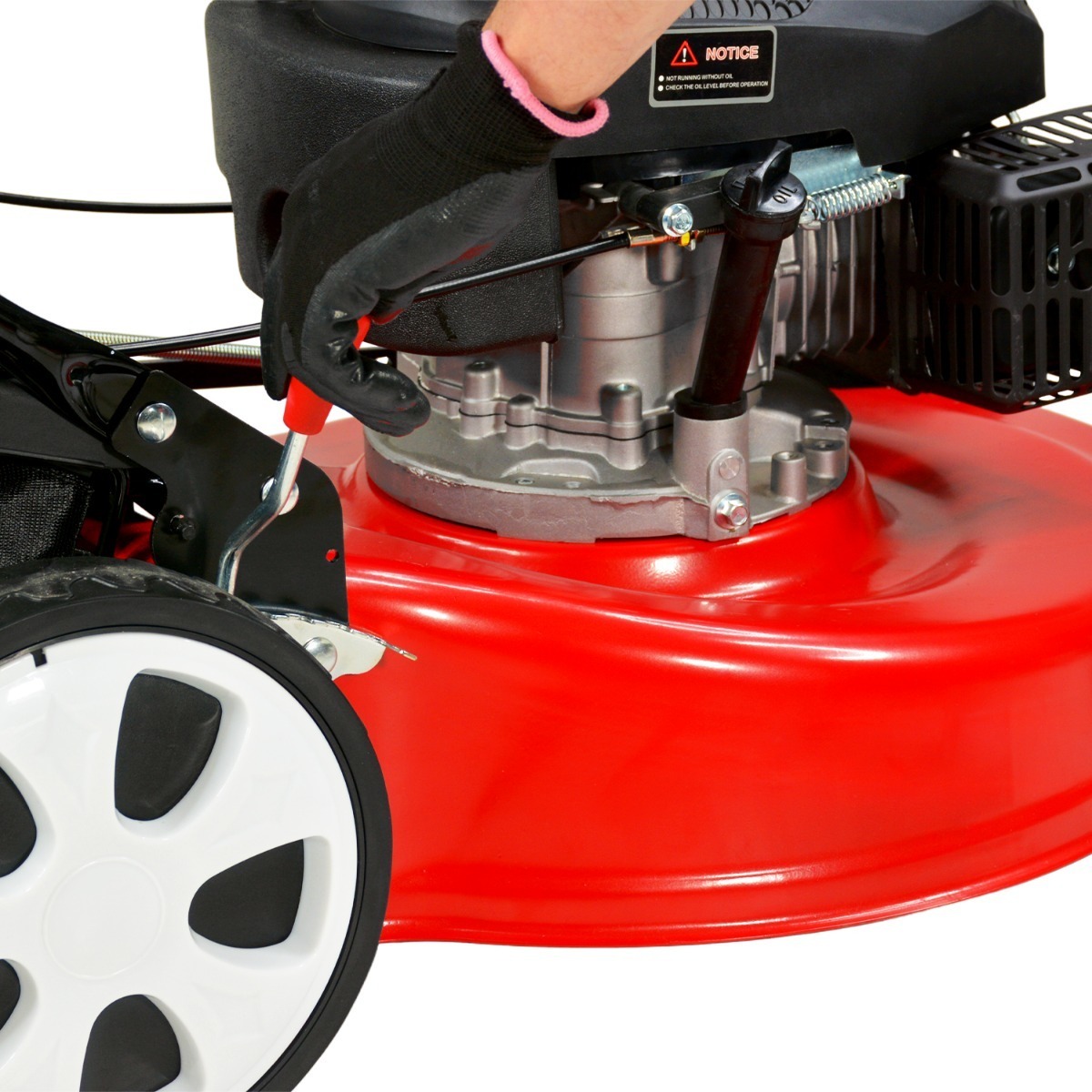 Podadora Pasto 5 Hp Motor A Gasolina 13l 159cc Corte 20 pulgadas