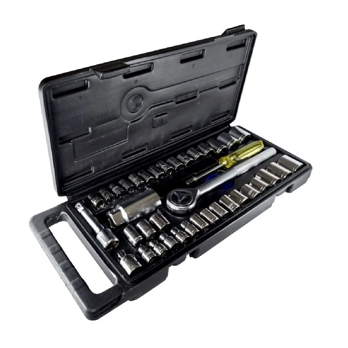 Juego De Dados Con Matraca 40 Piezas Tpss40c