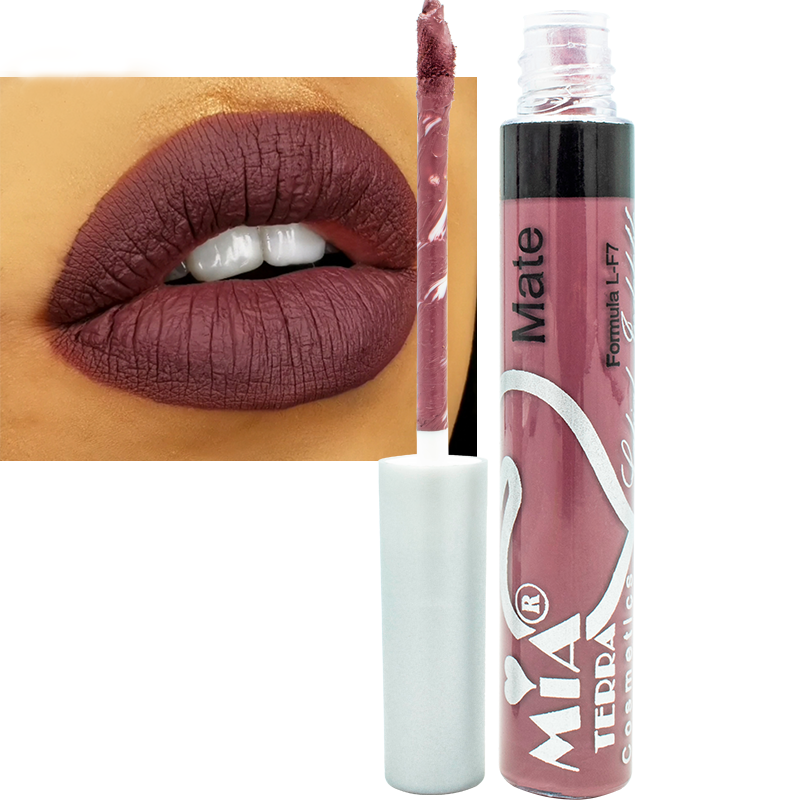 Labial Mate Indeleble Organico Color Moka Mia Terra Cosmetics