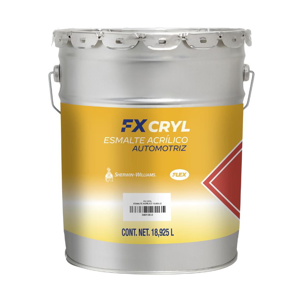 Esmalte Flex Cryl 19 Lt Color Blanco Sherwin Williams 34046090
