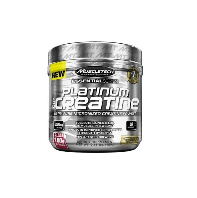 Creatina Platinum 100% (80 serv) Muscletech sin sabor