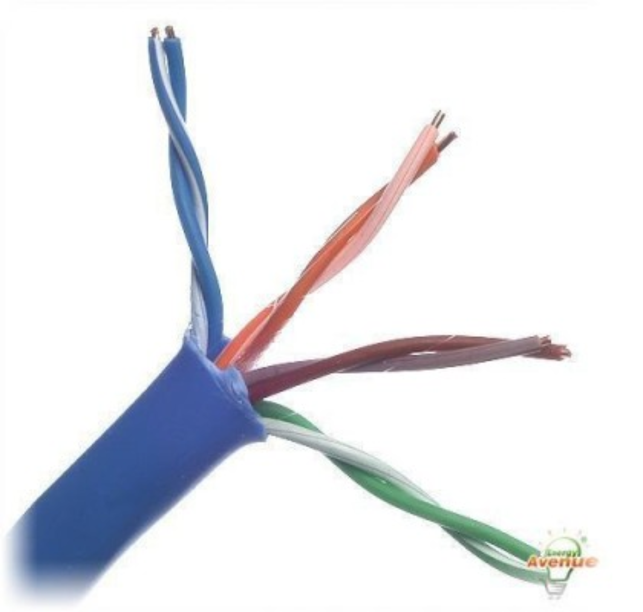 Bobina de Cable UTP CAT5E 1583A 006U1000, 305 mts, Azul