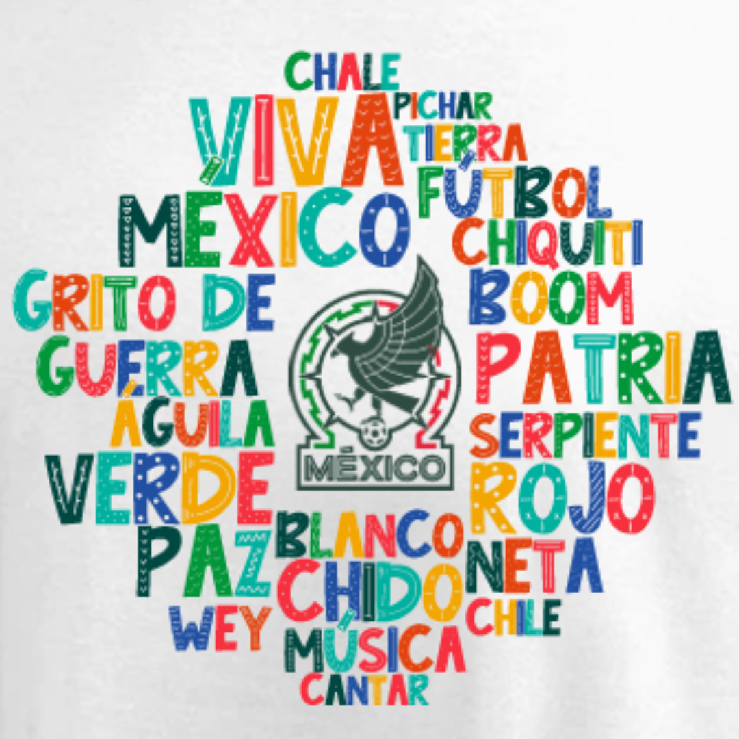 Playera Selección Nacional Mexicana Frases Mexico Adulto