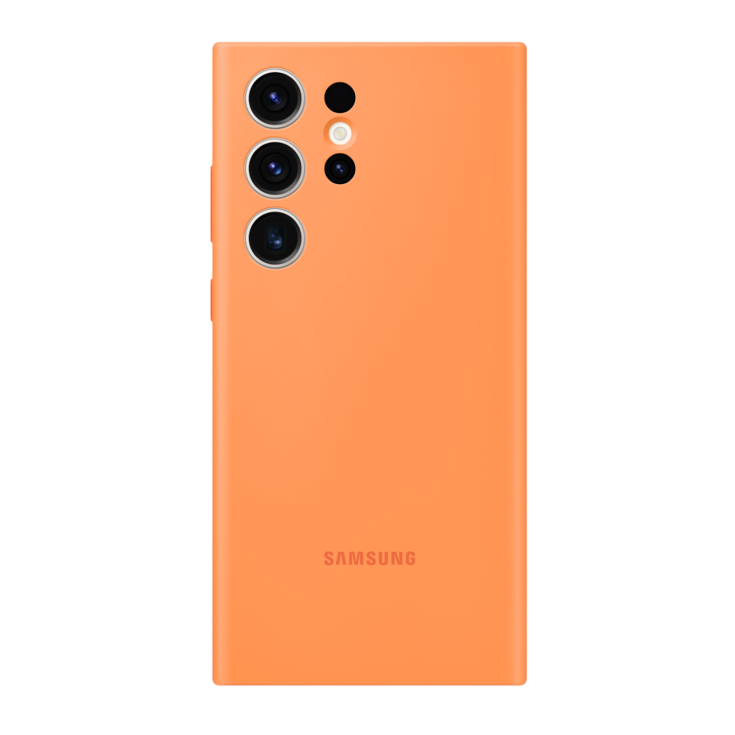 Funda Original Samsung Silicone Cover para S23 Ultra Naranja