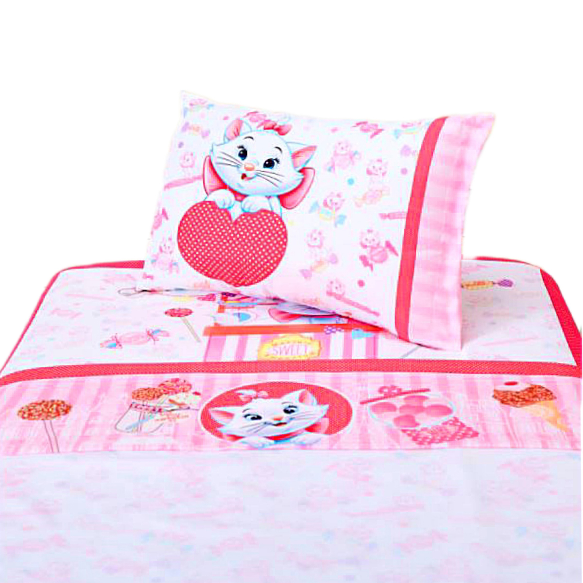 Juego de sábanas Gatita Marie Individual