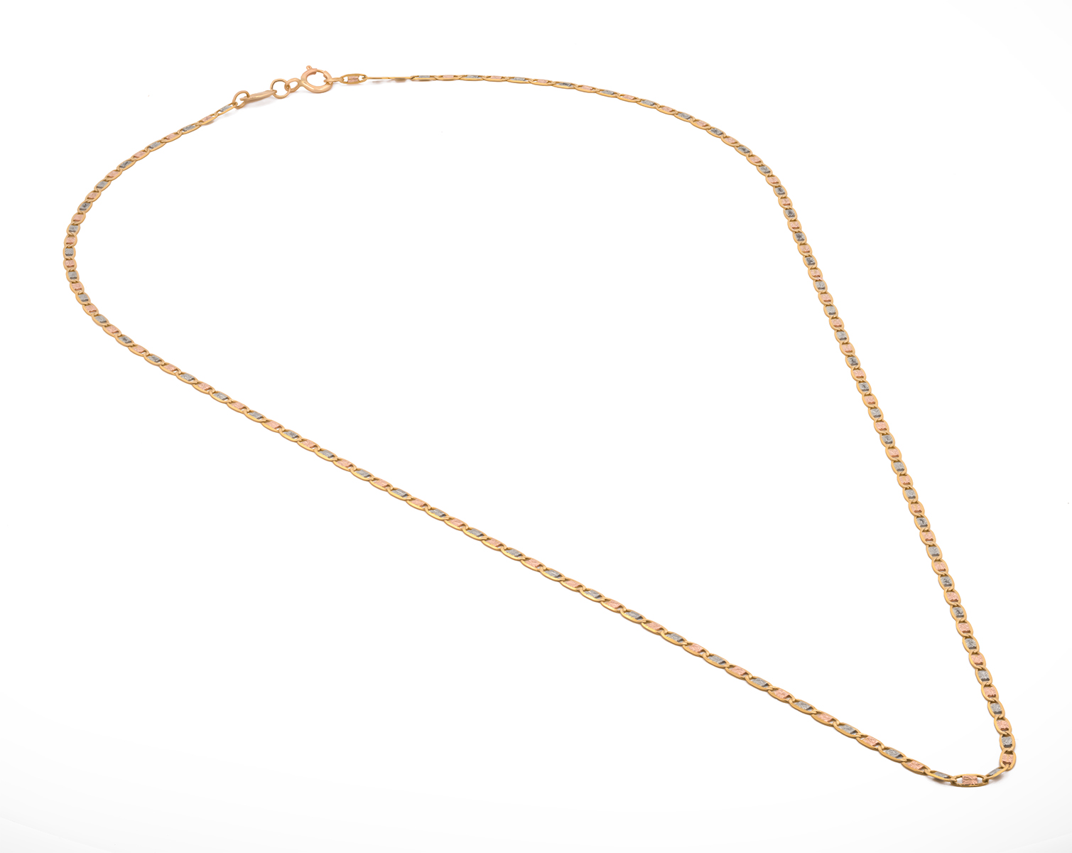 Cadena Gucci Oro Florentino Sólido 14K 50 cm