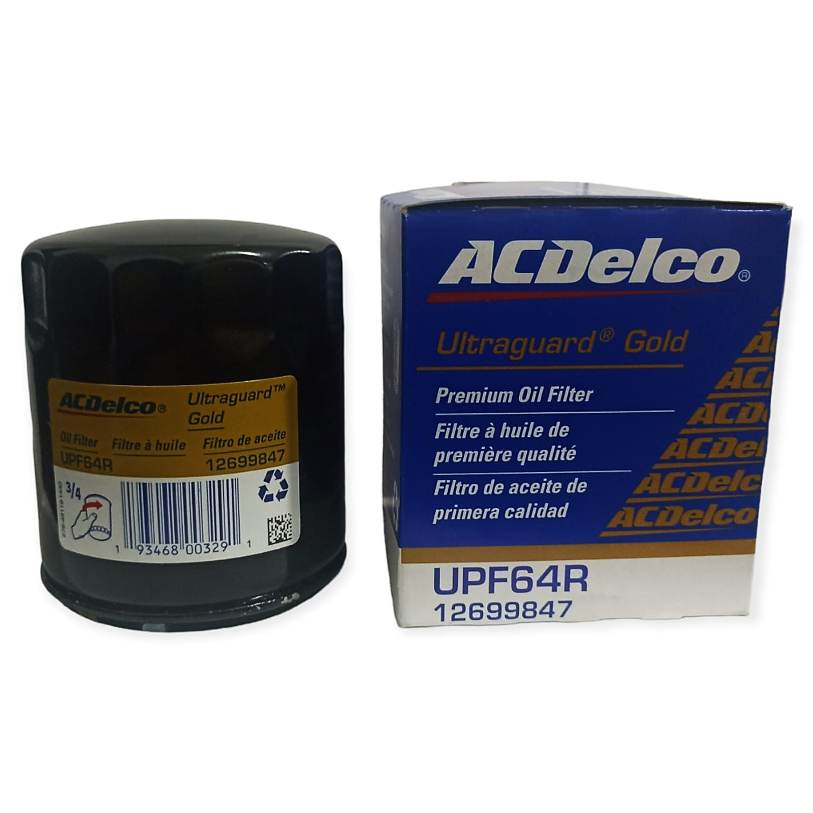 Filtro De Aceite ACDelco Cruze 16-19 Malibu 13-18 Colorado 16-19 original