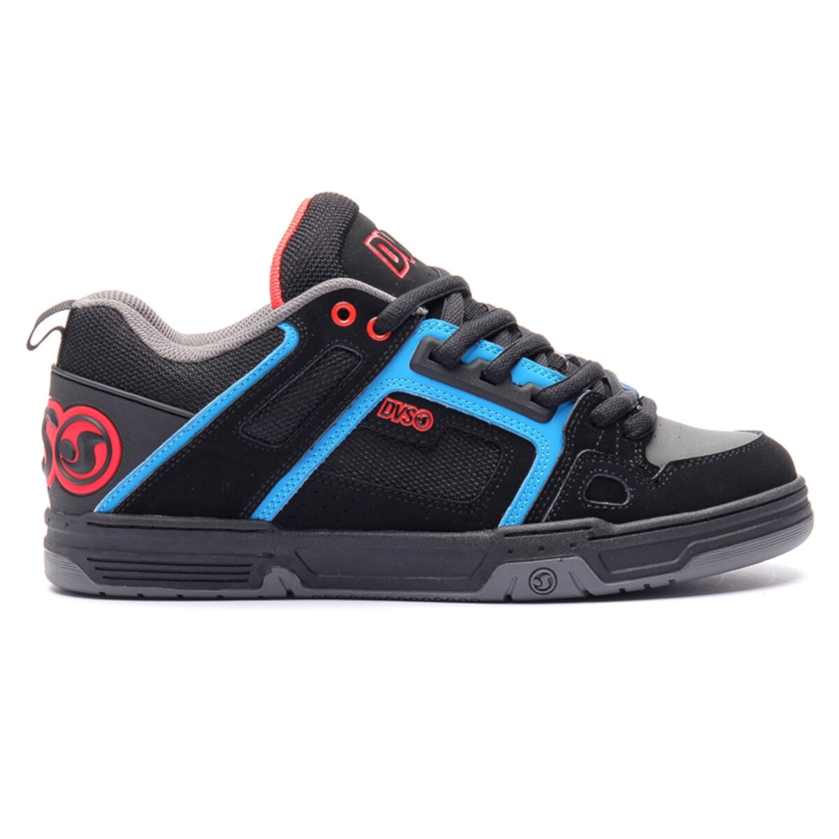 Tenis DVS Comanche 702 BLACK BLUE RED NUBUCK