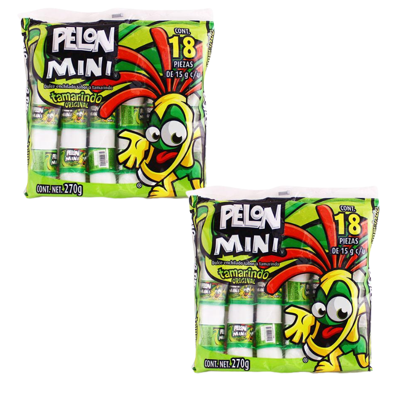 2 Pack - Pelón Pelo rico Mini 18 Piezas