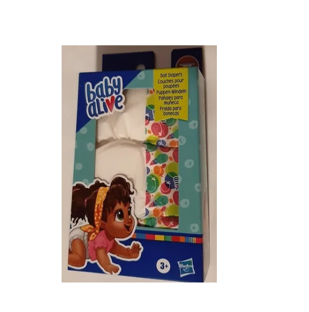 1 Caja con 4 Pañales para Baby Alive