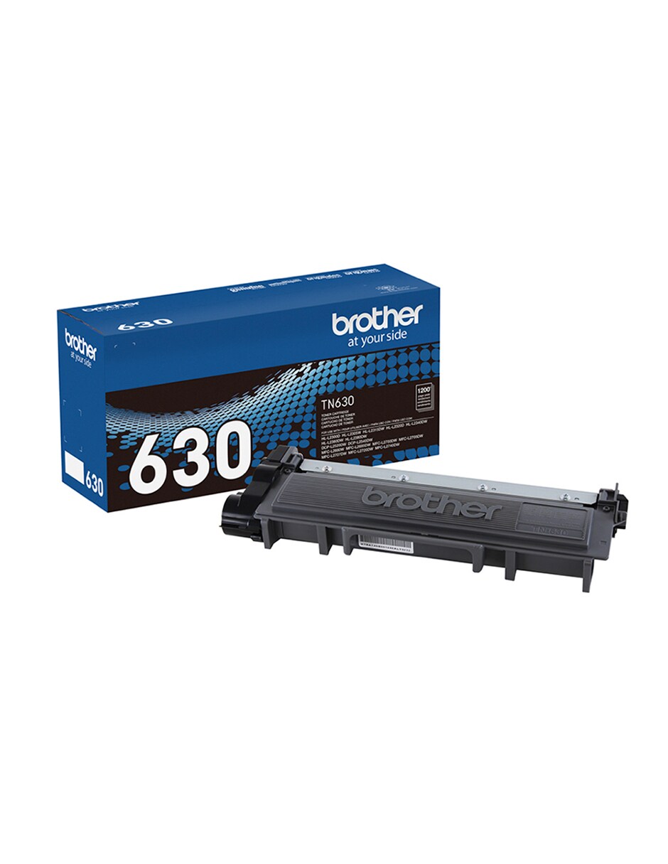 Tóner Estándar Brother Negro TN630 1000 Páginas