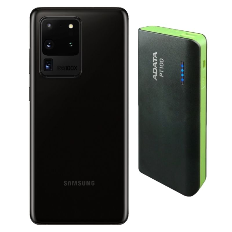 Galaxy S20 Ultra 128GB Negro Snapdragon + Power Bank 10,000mah