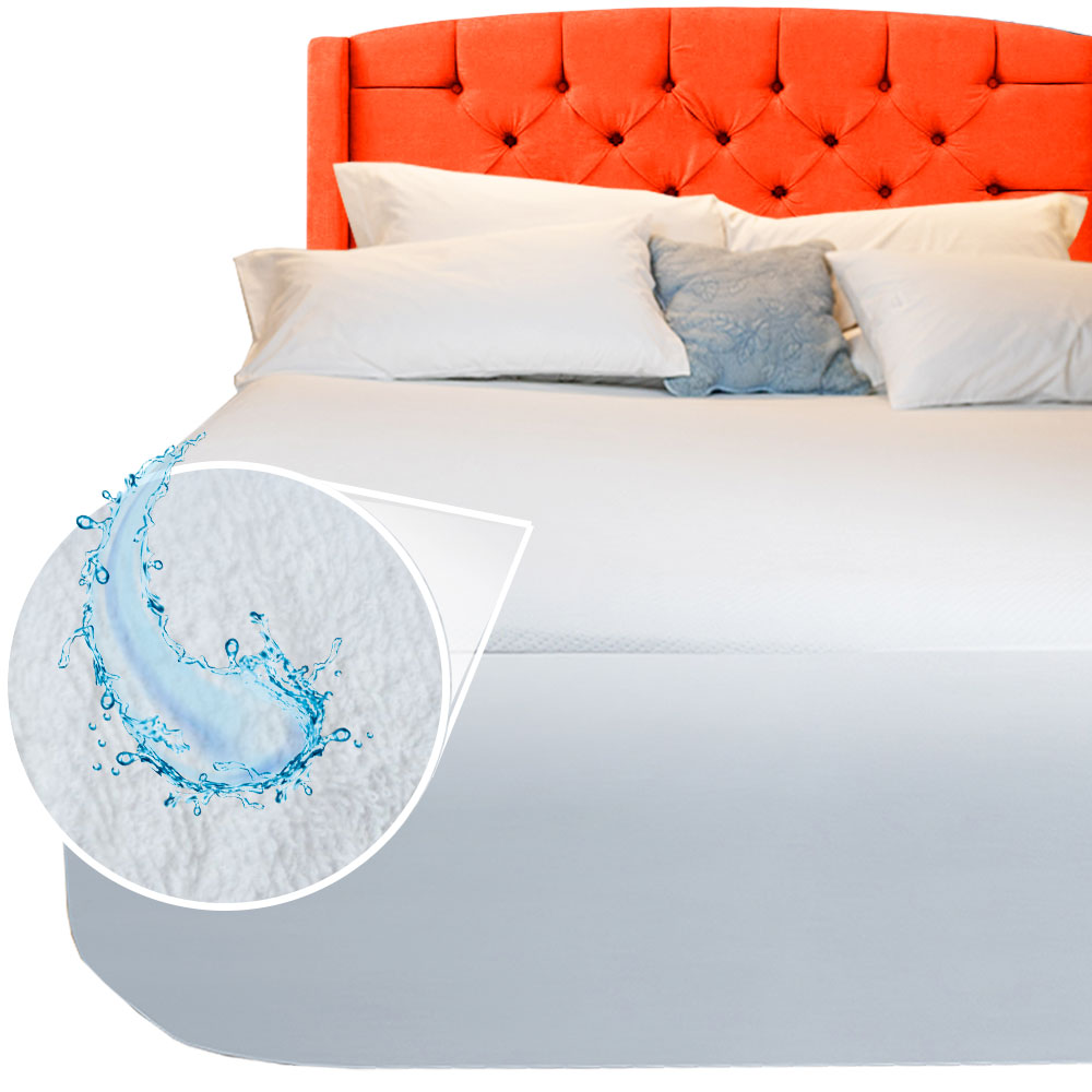 Cubre Colchon King Size TENCEL 100% Impermeable Anti Acaros Ultra Fit