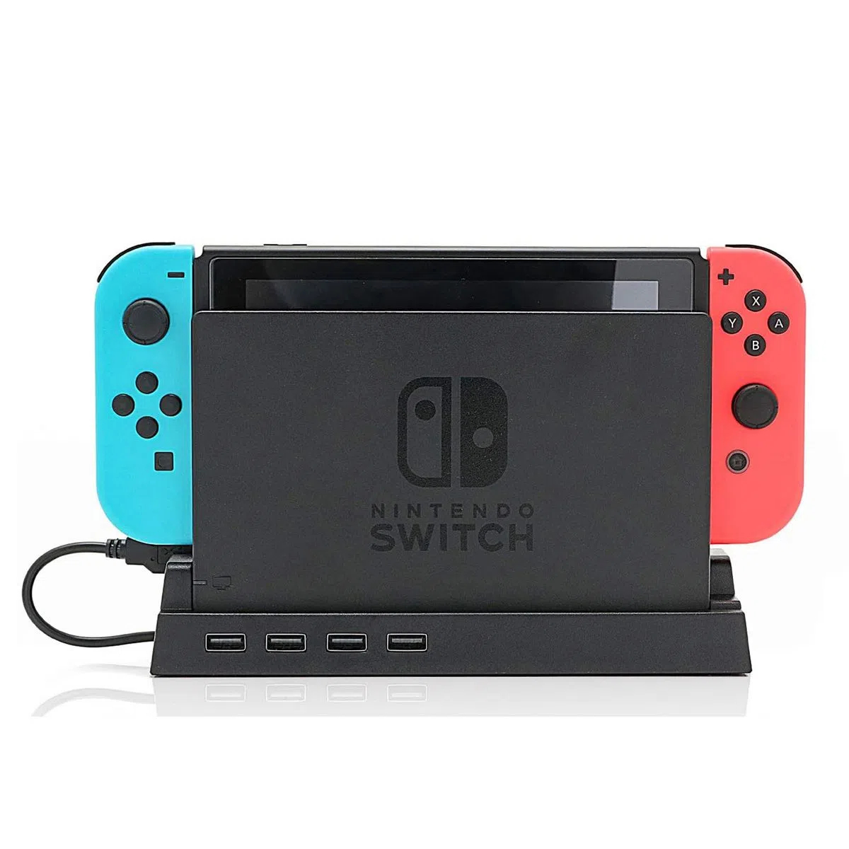 Base Vertical Puertos Extra USB Compatible Nintendo Switch
