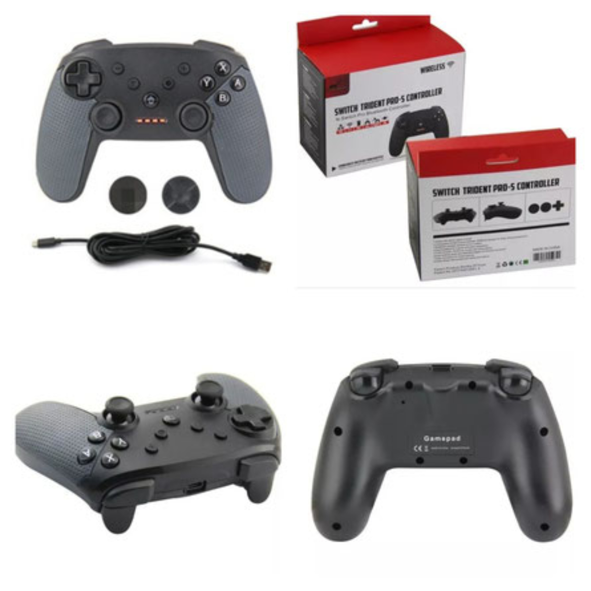 Control Inalambrico Honson (Negro) Compatible Nintendo Switch