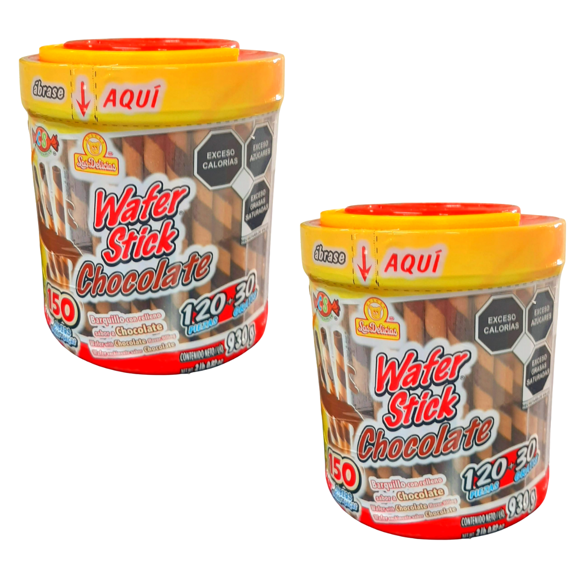 2 Pack - Galleta Wafer Stick 150 Pieza