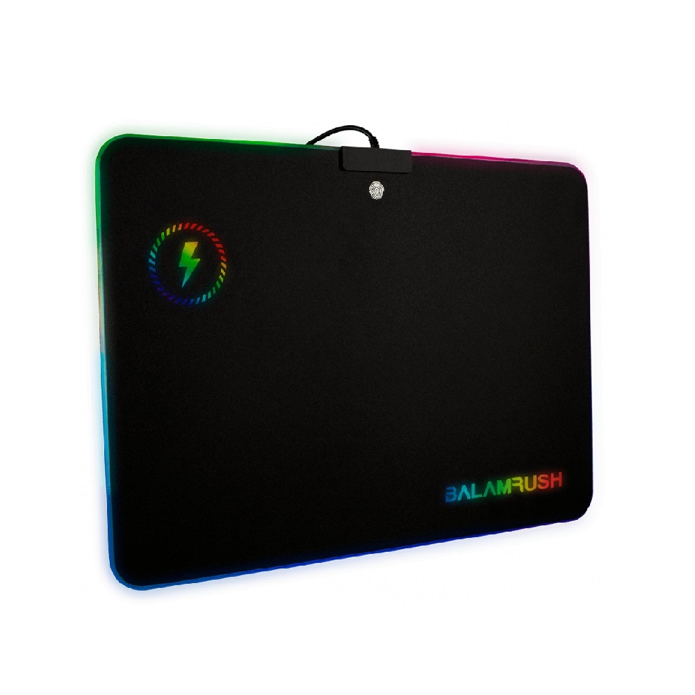 Mousepad Gamer Balam Rush Heimdall RGB, 25.6 x 35.6cm, Grosor 4mm, Negro.