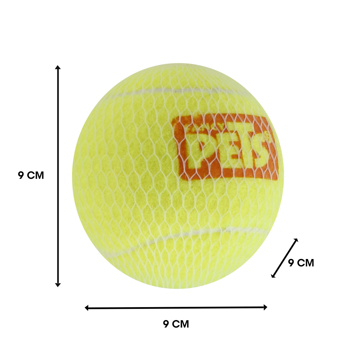 Fancy Pets Pelota Grande de Tenis para Perro con Squeaker y/o Sonido